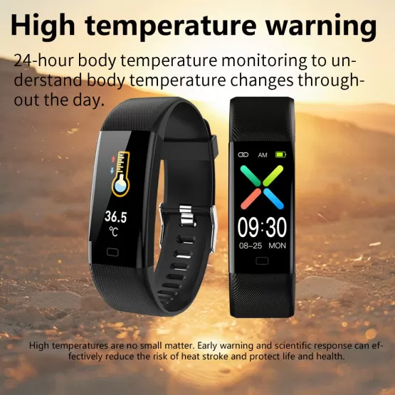 INF Smartwatch compatible with Joeme Fit – Blood Pressure, SpO2, Heart