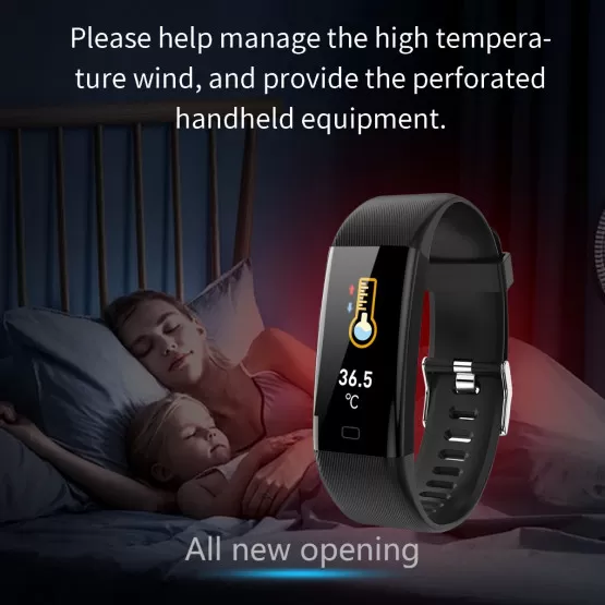 INF Smartwatch compatible with Joeme Fit – Blood Pressure, SpO2, Heart