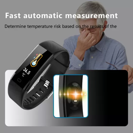INF Smartwatch compatible with Joeme Fit – Blood Pressure, SpO2, Heart